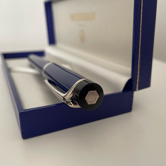 Office | Blue Vintage Waterman Fountain Pen Medium Nib | Poshmark